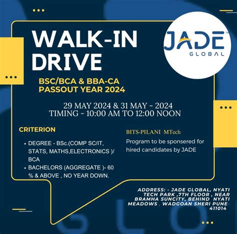 Saurav Bagal On Linkedin Hiring Freshers Walkindrive Pune