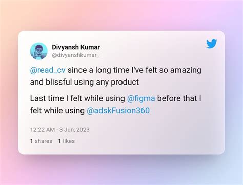 Divyansh Kumar On Linkedin Readcv Is Just Too Good