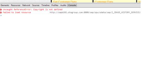 uncaught referenceerror copyright is not defined sap community