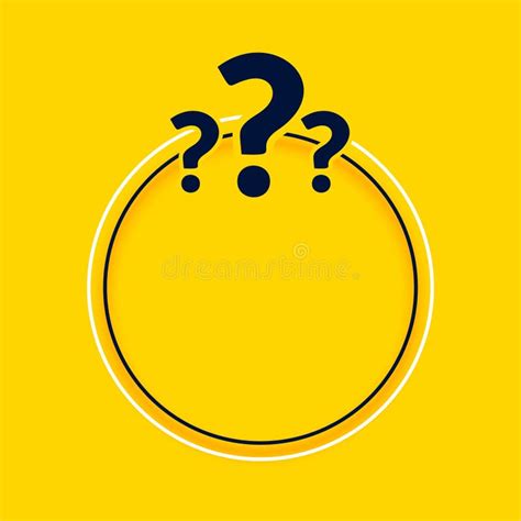 question mark perfect sign for queries and ideas with text space stock