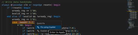 writing verilog code with copilot