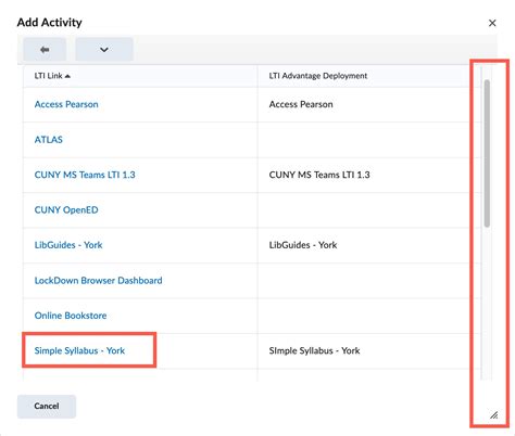 Setting Up Esyllabus In Your Brs Courses Ctlet York College