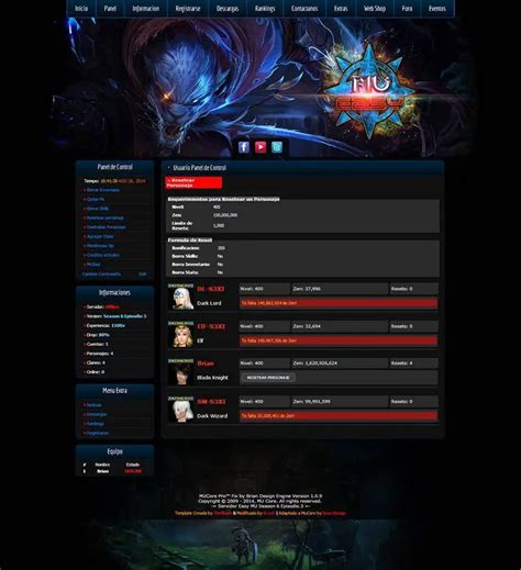 [release] template mgdarkblue mucore 1 0 8 ragezone mmo development