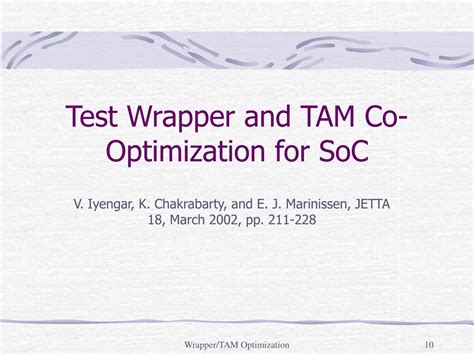 Ppt System On Chip Soc Testing Powerpoint Presentation Free