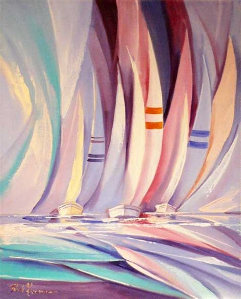 Artist Rick Lawrence Barche Disegni Dipinti