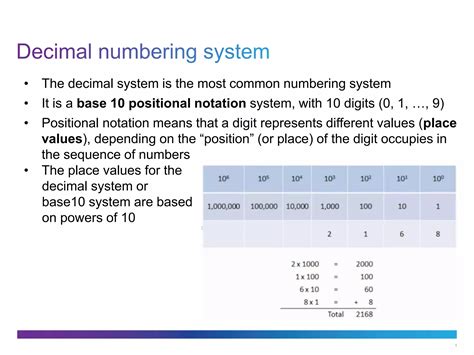 Slides Numbers Decimal Binary Hexadecimal Pptx