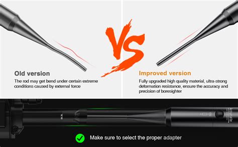Midten Bore Sight Kit For 17 To 12ga Caliber Green Laser Boresighter