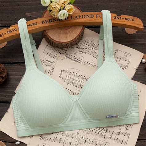 Lady Bra Aaa Ab Cup Padded Wireless Brassiere Leisure Flat Chested Maiden Bras Ebay Uk