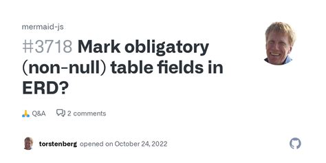 Mark Obligatory Non Null Table Fields In Erd · Mermaid Js