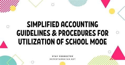 deped guidelines and procedures for utilization of school mooe deped
