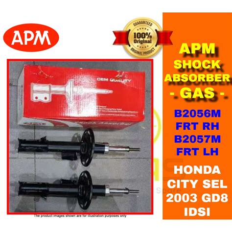 ORIGINAL APM FRONT SHOCK ABSORBER HONDA CITY SEL GD IDSI NO V TEC HIGH