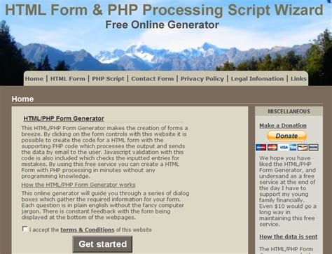 Htmlphp Form Generator