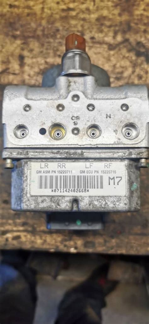 2005 C6 Chevrolet Corvette Abs Module Abs Module Upfix Forum