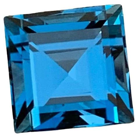 London Blue Topaz Asscher Cut 1660 Carats For Sale At 1stdibs Topaz