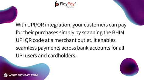 Ppt Upi Qr Code Solution Provider Company India Fidypay Powerpoint