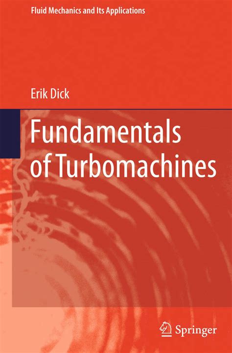 Pdf Fundamentals Of Turbomachines By Erik Dick Auth
