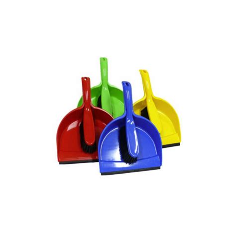 Nab Clean Plastic Dust Pan And Brush Set
