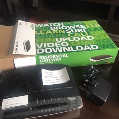 Maxis Technicolor Modem Router TG784n V3 Computers Tech Parts Accessories Networking On