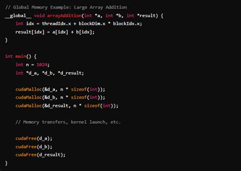 Understanding Different Types Of Memory Allocation In Cuda By