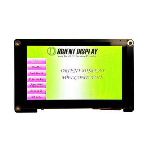 Agn800480a00 43insh C 43 800x480 Full Graphic Embedded Display With