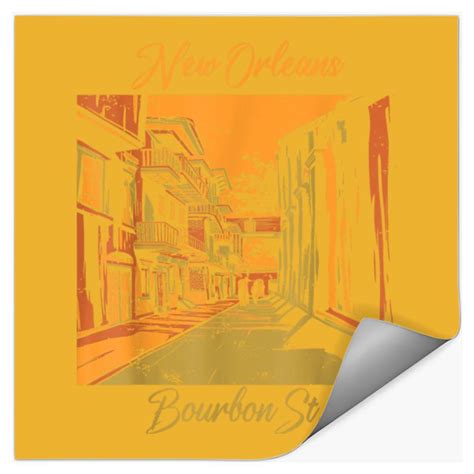 Bourbon Street New Orleans Souvenir Louisiana Mardi Gras Stickers Sold By Sherriajserc2 Sku