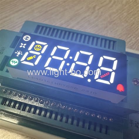 Multicolour 4 Digit 7 Segment Led Display Common Anode For Refrigerator