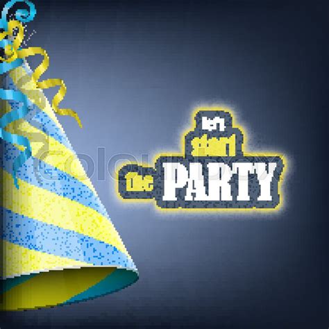 Let's Start the Party, Holiday Banner. ... | Stock vector | Colourbox