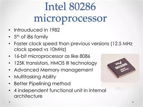 Architecture Of 80286 Microprocessor Pptx