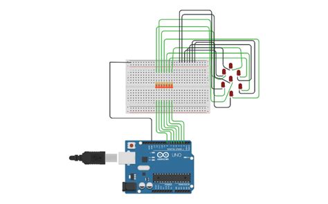 Circuit Design Led 7 Segment Tinkercad