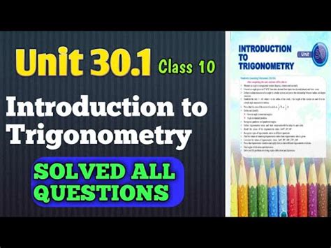 Exercise All Questions To Unit Introduction To Trigonometry Class New Mathematic