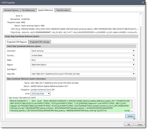 Spatial Reference Civilgeo Knowledge Base