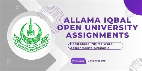 Allama Iqbal Open University Assignments Books 1095216345