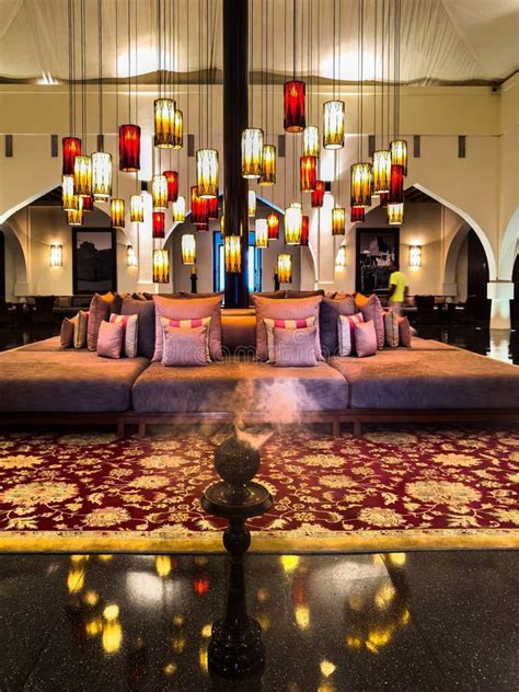 Luxurious Lounge Area With A Large Cushioned Seating Arrangement