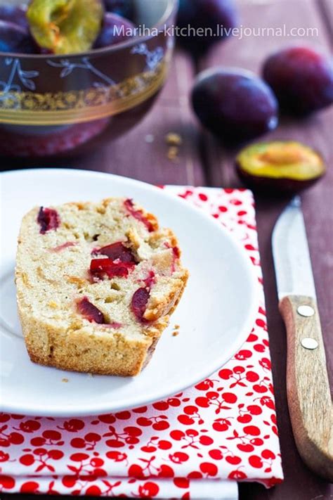 Кекс со сливами и корицей Идеи для блюд Рецепты кексов Рецепты десертов