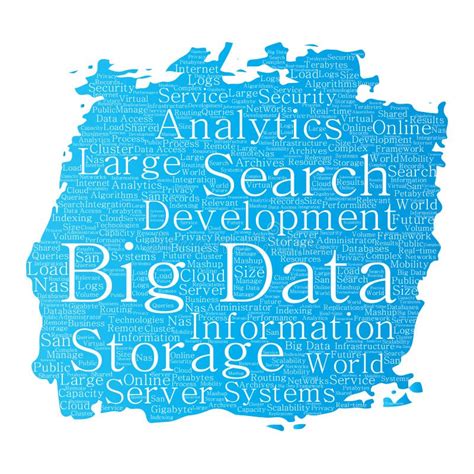 Vector Big Data Large Size Storage Systems Stock Vector Illustration Of Mobility Computing