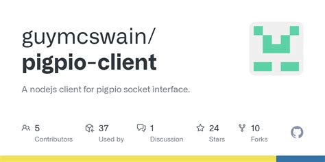Github Guymcswain Pigpio Client A Nodejs Client For Pigpio Socket Interface