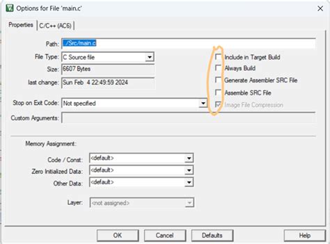 Keil Linker Error L6218e On Removing Mainc Keil Forum Support