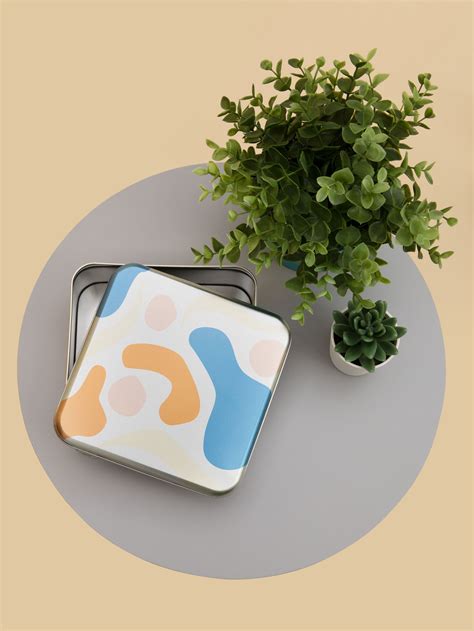 Custom Tins Square Custom Printed Tins