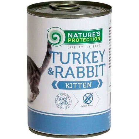 Влажный корм с индюшатиной и крольчатиной для молодых котят Nature's ...