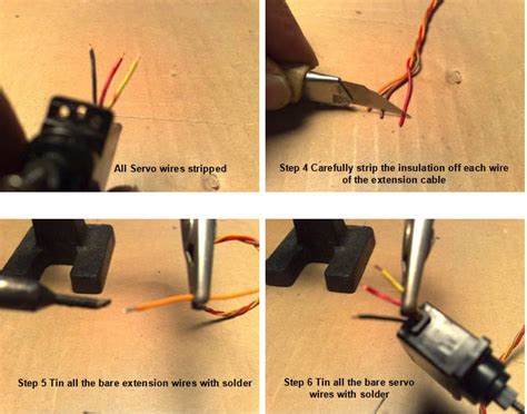 How To Rig Up Servo Solder On Servo Extension Cables Precision Aerobatics