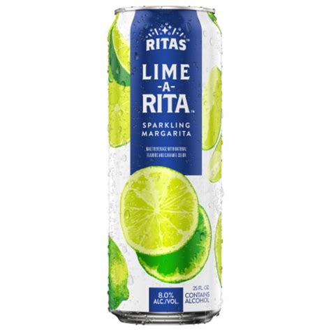 Ritas Lime A Rita Sparkling Margarita Single Can 25 Fl Oz Harris Teeter