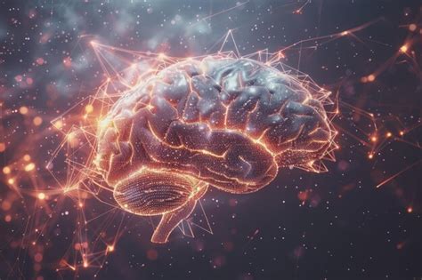 Premium Photo A Human Brain With Interconnected Circuits And Glowing