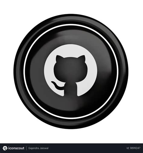 Free Github Logo 3d Icon Free Download Logos 3d Icons Iconscout