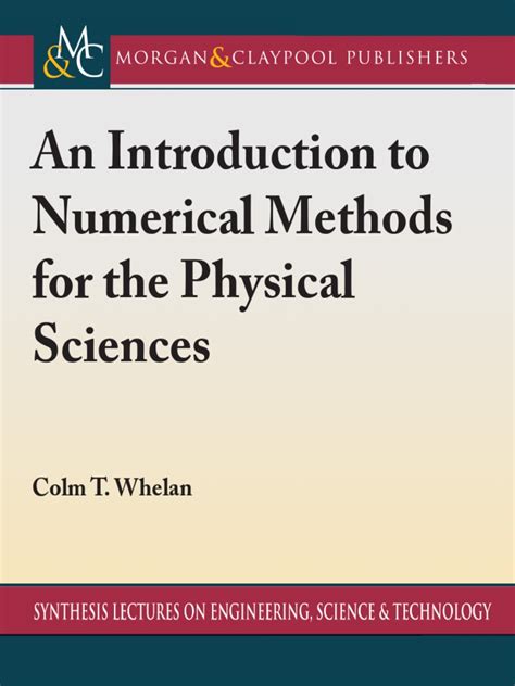 An Introduction To Numerical Methods For The Physical Sciences Pdf