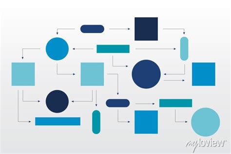 Big Fowchart Flow Diagram Structural Scheme Figure Infographic