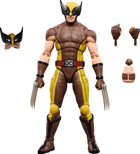 Marvel Legends Series Deadpool And Wolverine Wolverine Brown Suit