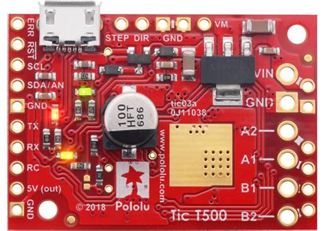 Tic T500 Usb Multi Interface Stepper Motor Controller