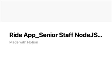 ride app senior staff nodejs developer fluent english notion phuong quach