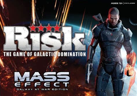 Risk Mass Effect Galaxy At War Edition 2013 Board Game Board