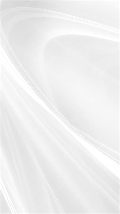 Premium Photo Abstract White Background With Smooth Wavy Lines
